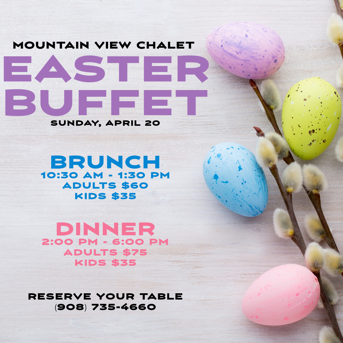 Mountain View Chalet – Restaurant, Bar, Banquets, Catering